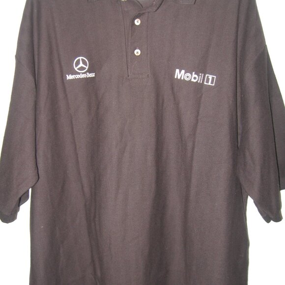 Mercedes Benz | Shirts | Mobil One Racing Mercedesbenz Polo Shirt Mens ...